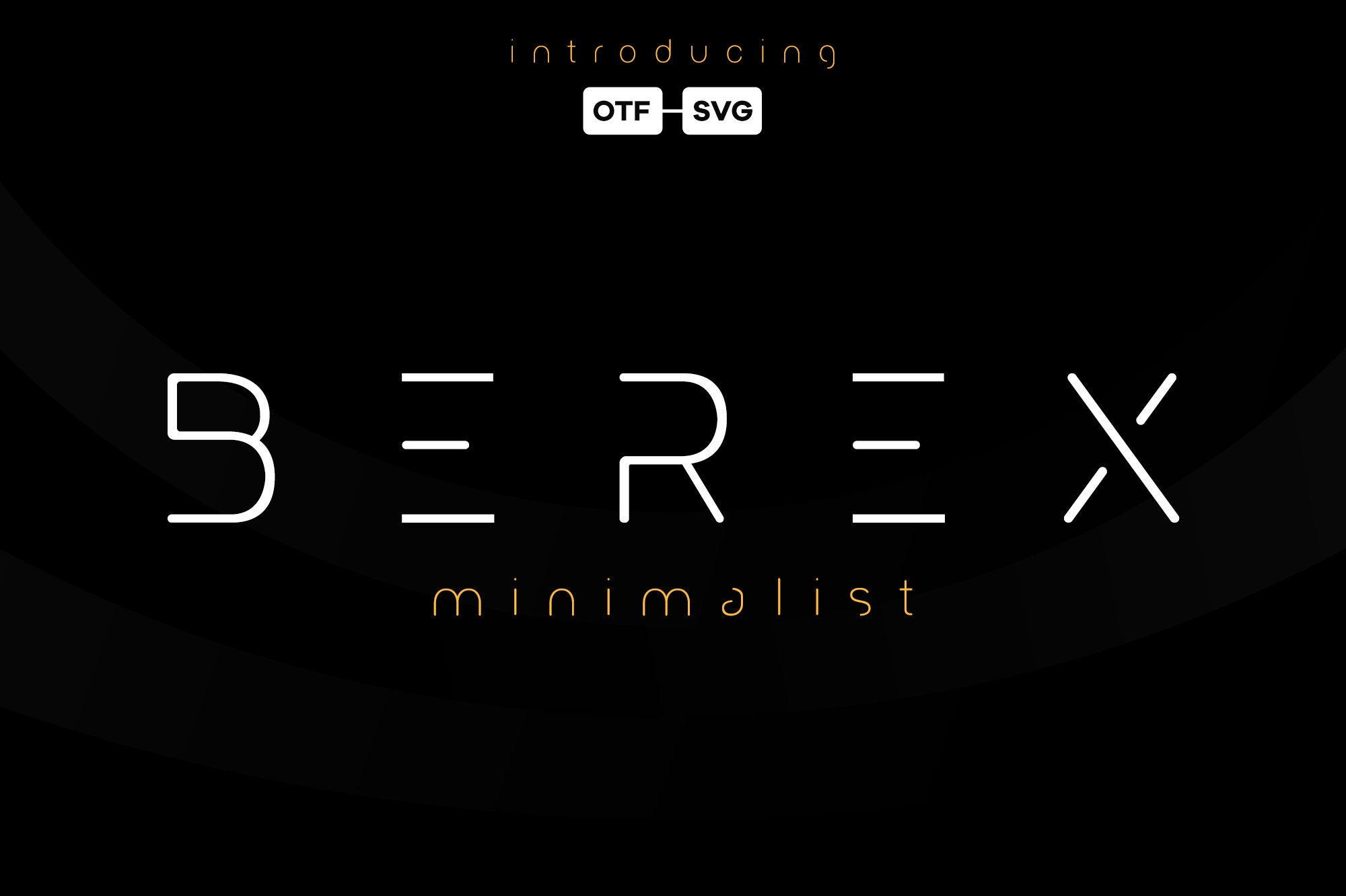 Berex Minimal Font - Minimal Fonts, Futuristic Font, Premium Font ...