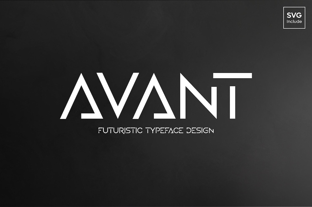 A Futuristic Typeface Design & Fonts - Font for Project, Font for ...