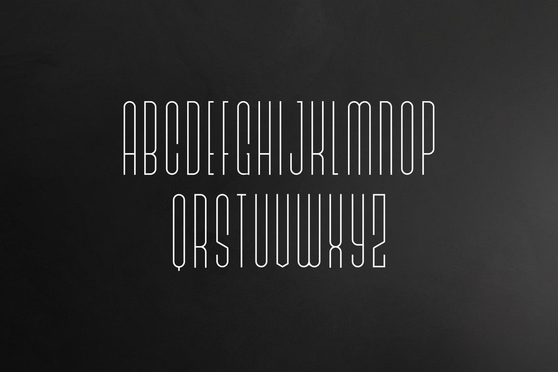 Sniper Font - Thin Tall Font, Modern Font, Long Font, Condensed Font ...