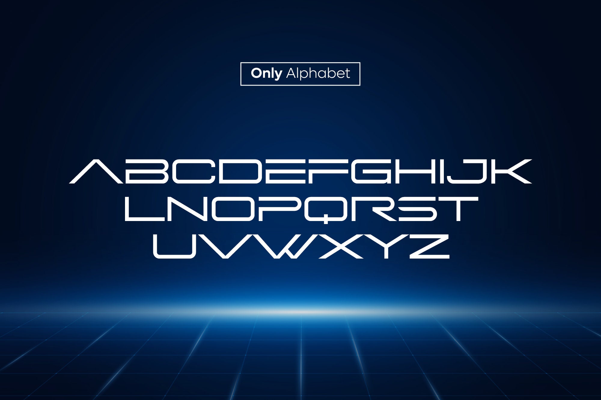 Futuristic Modern Geometric Font Future Font, Space Font, Font for Logo ...