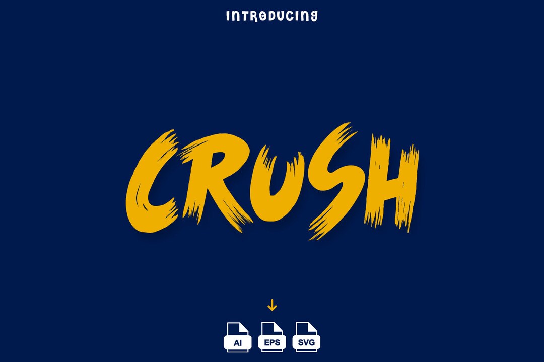 Simple Bold Brush SVG Alphabets, Sketcy Fonts, SVG Alphabet Design ...