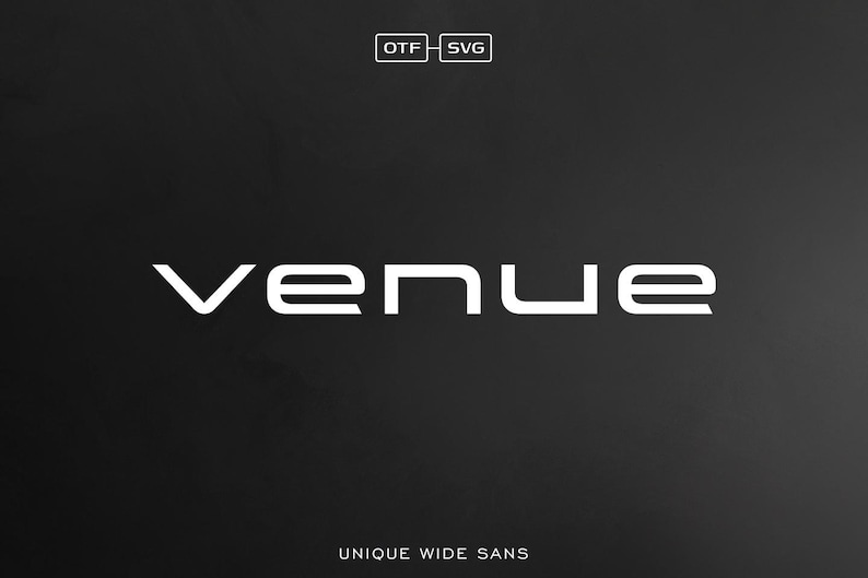 Venue Futuristic Font - Futuristic Font, Premium Font, Stylish Fonts ...