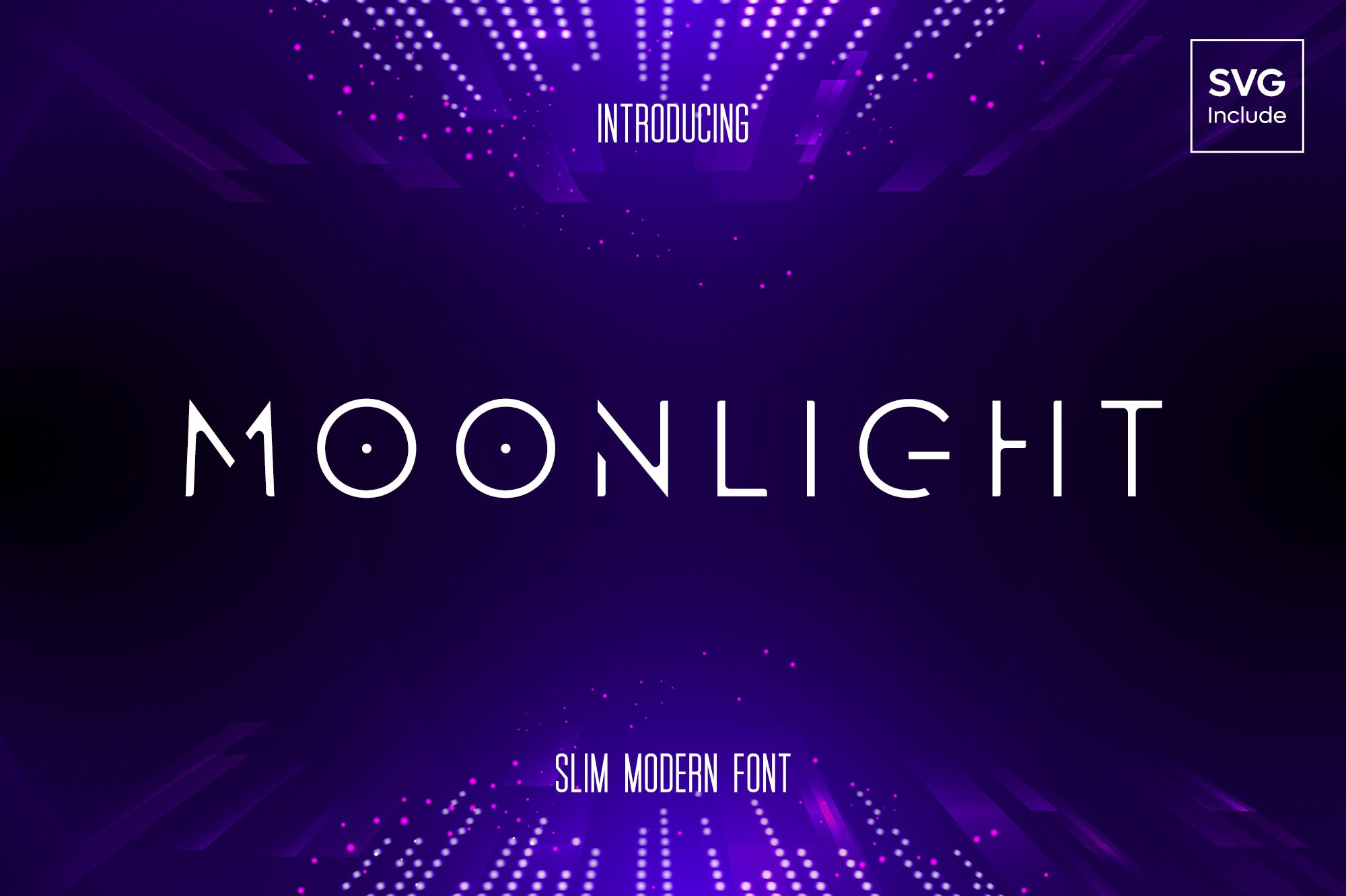 Moonlight Minimal Font Procreate Fonts, Futuristic Fonts, Minimal Fonts ...