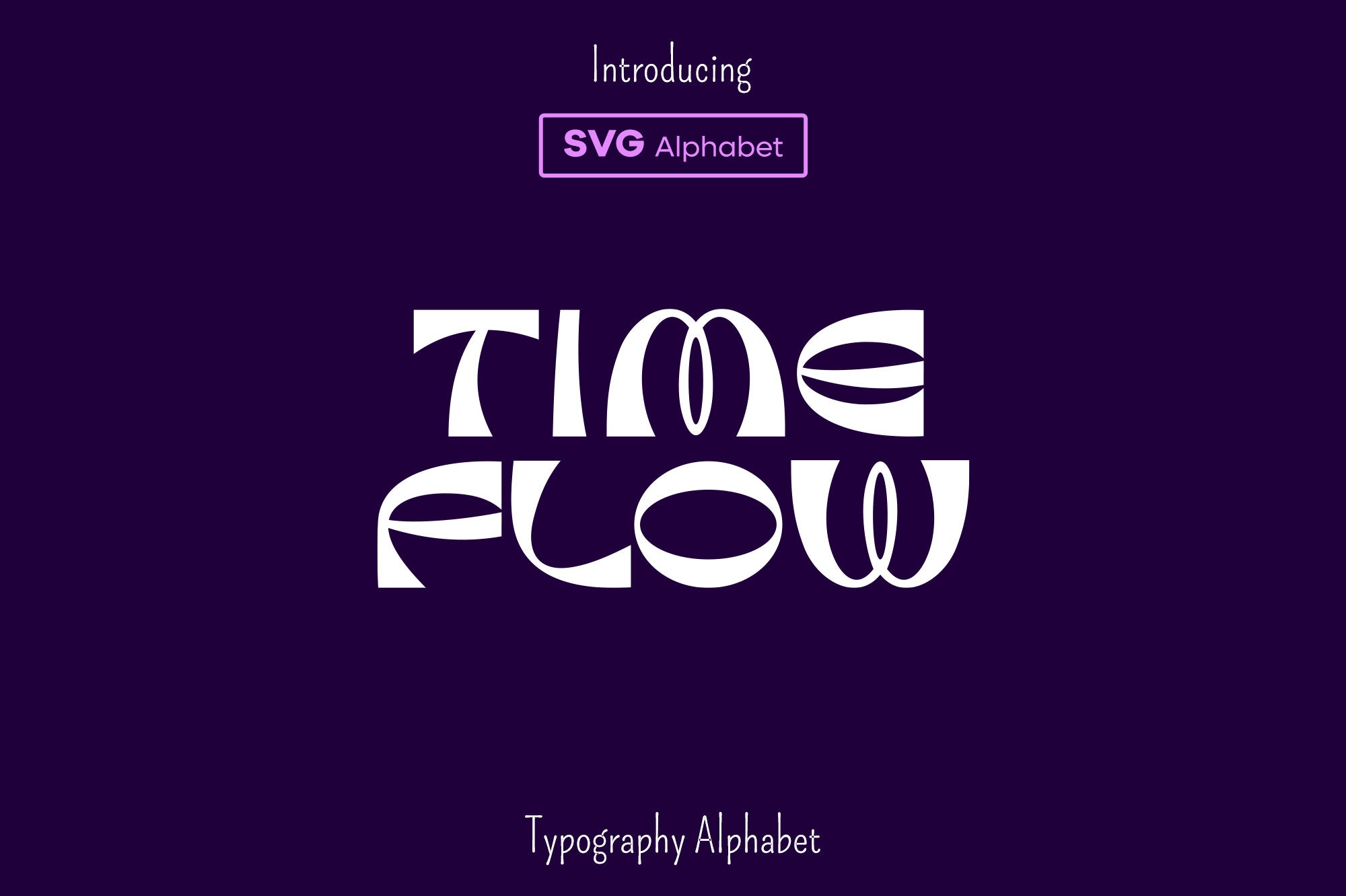 Time Flow Ink Trap SVG Alphabet SVG Font SVG Download Ink - Etsy