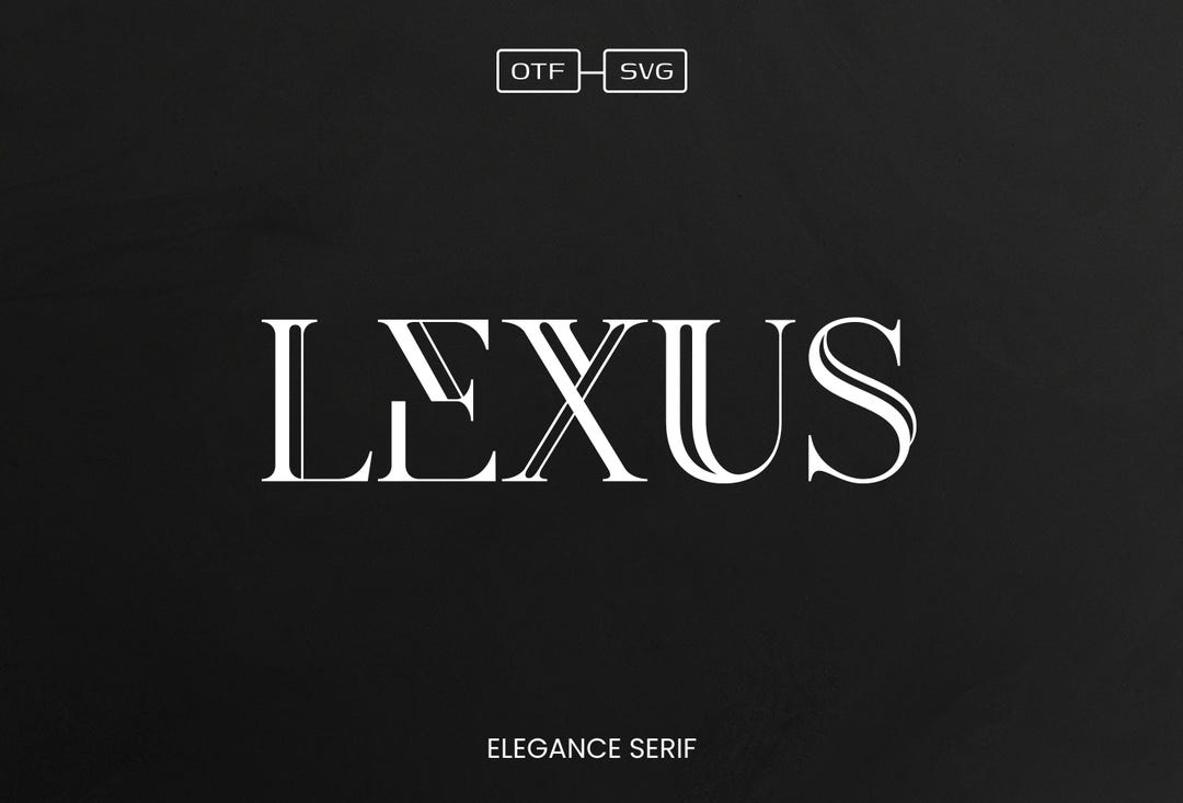 Lexus Font, Modern Serif Font, Modern Font, Classy Font, Logo Fonts ...