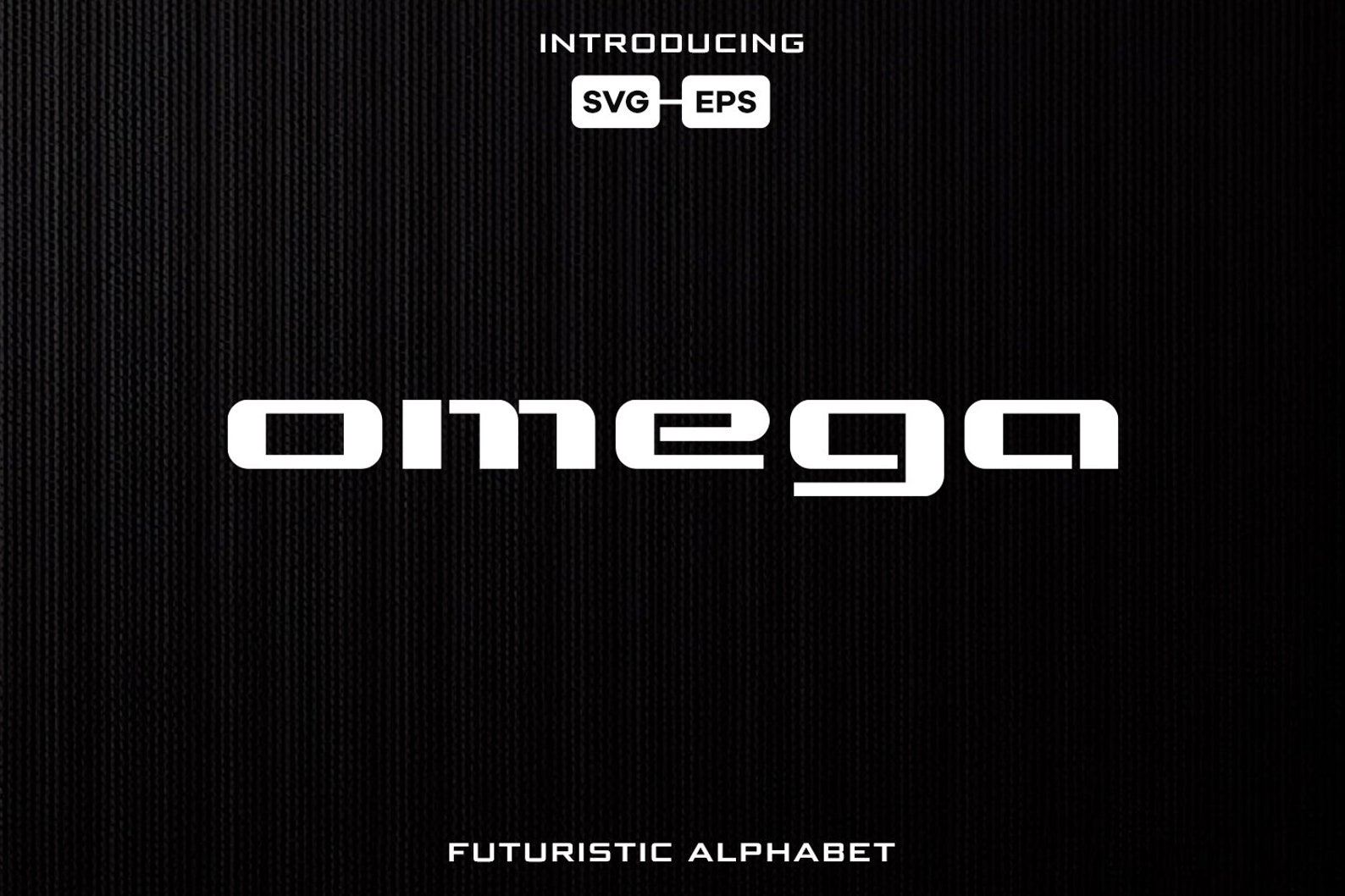 Omega is a Futuristic Space Alphabet Alphabet Set, Sci-fi Font, Logo ...