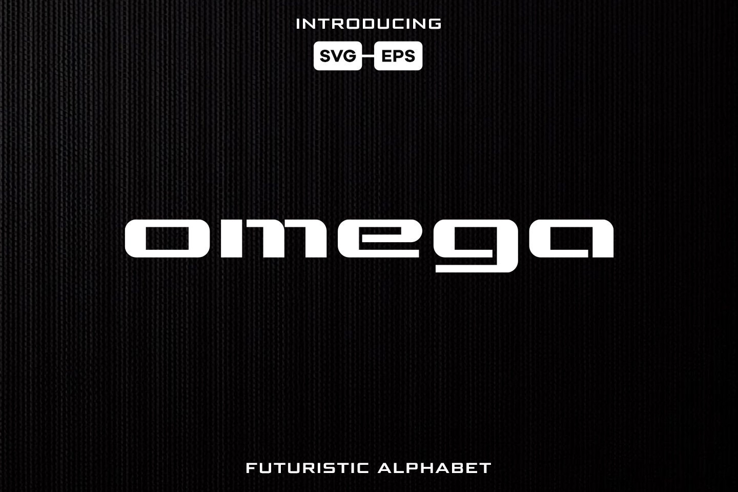 Omega is a Futuristic Space Alphabet Alphabet Set, Sci-fi Font, Logo ...