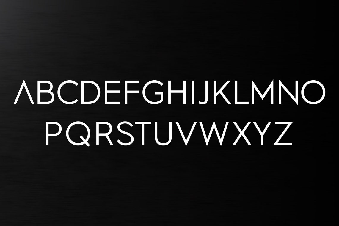 Thin Alphabet Minimal Font, Modern Font, Stylish Font, Classy Font ...