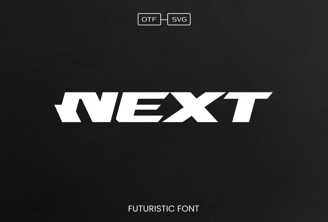 Modern Futuristic Font, Bold Font, Logo Fonts, Hi-tech Font, Display ...