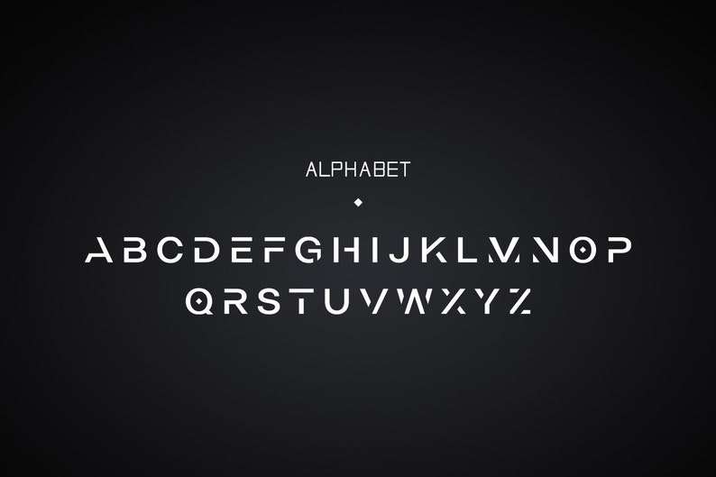 Nova is a Luxury Modern Clean Alphabet Typeface, Minimal Letters ...