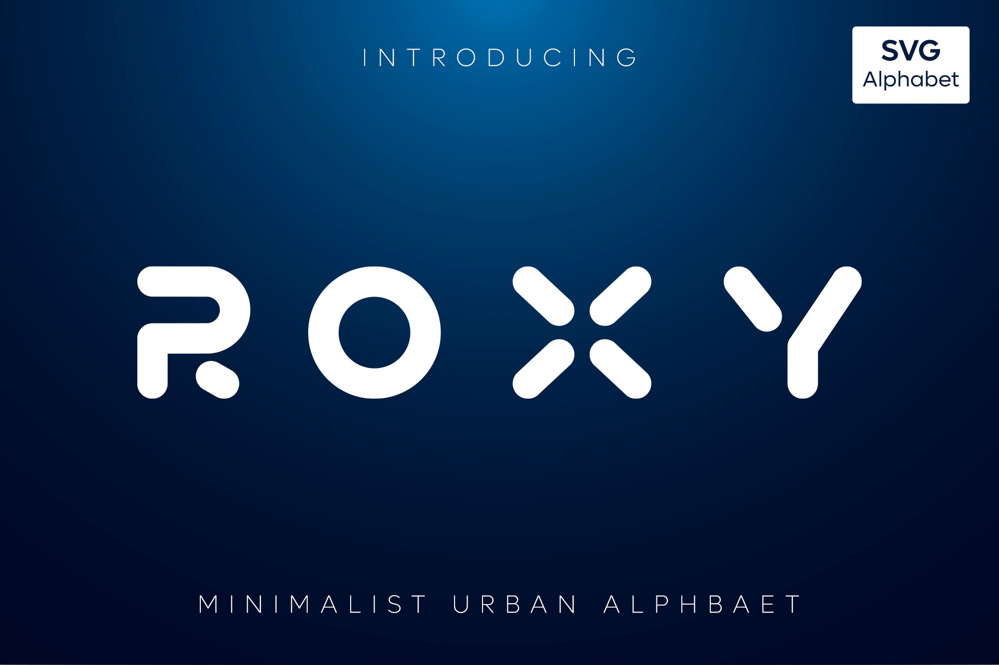 Modern Roxy SVG Font Digital Font, Fashion Font, Logo Font, Minimalist ...