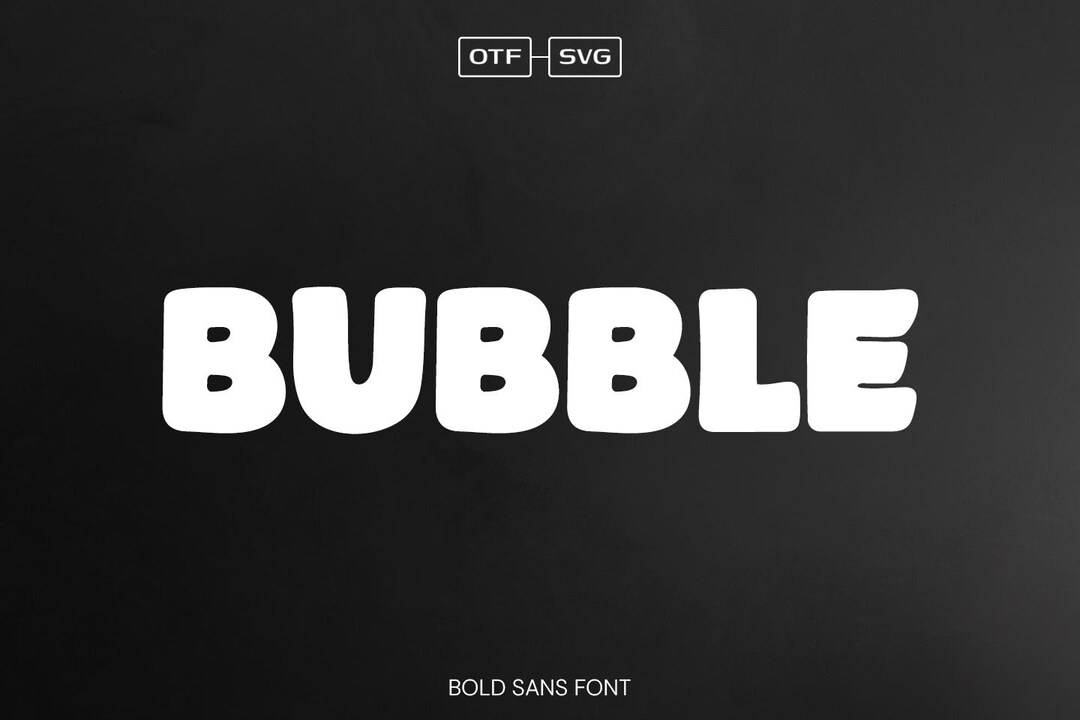 Bubble Font, Bold Font, Cute Font, Handwritten Font, Modern Font, Block ...