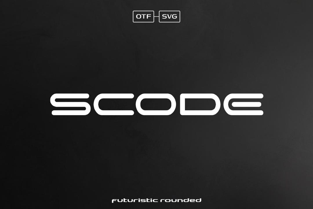 Scode Font, Futuristic Font, Hi-tech Font, Branding Font, Technology Font, Headline Font, Modern ...