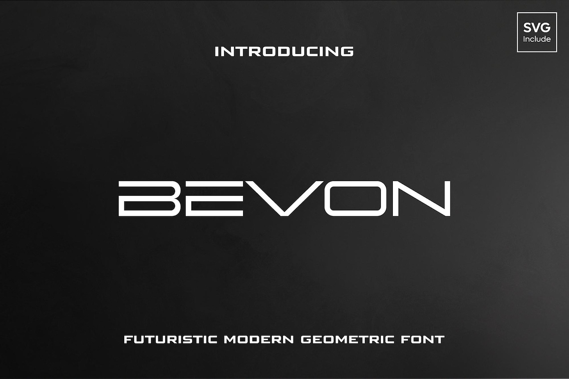 Futuristic Modern Geometric Font - Future Font, Space Font, Font for ...