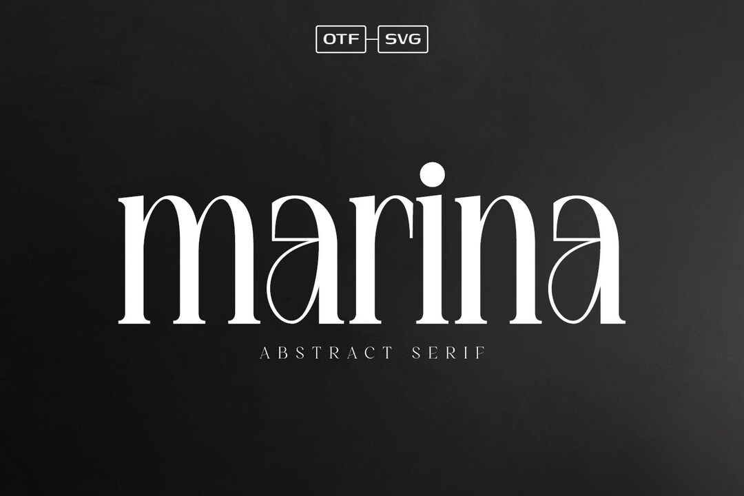 Marina Font, Modern Serif Font, Tall Font, Luxury Fonts, Elegance Font ...