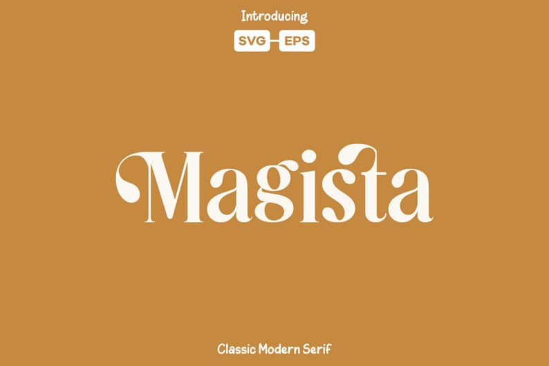 Magista Modern Serif Font Modern Font, Retro Font, SVG Font, Modern Serif, Vintage Fonts, Fonts ...