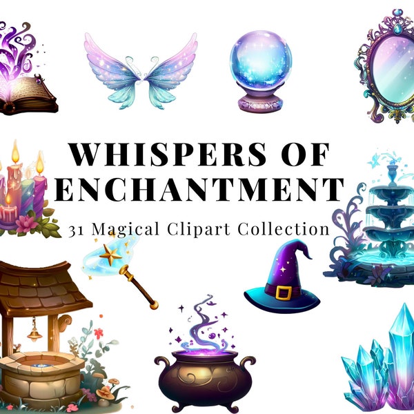 Enchanted Clipart - Etsy