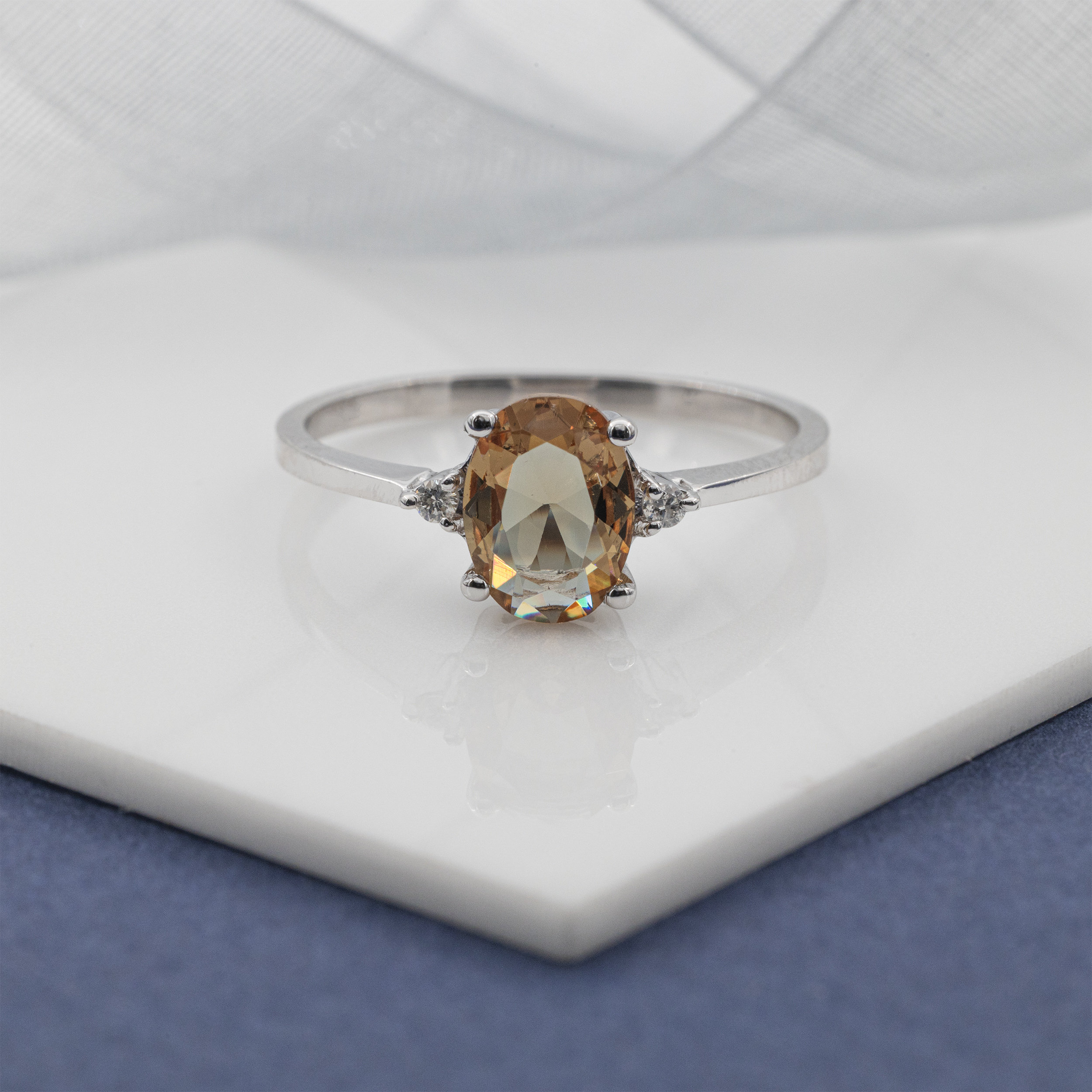 Zultanite and Diamond Ring Color Changing Gold Ring - Etsy