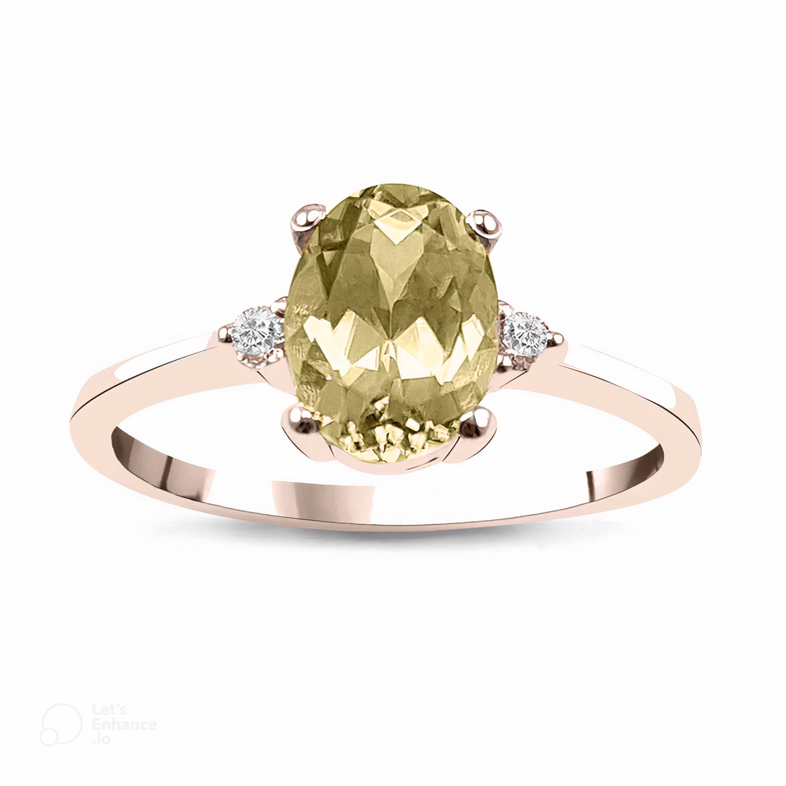 Zultanite and Diamond Ring Color Changing Gold Ring - Etsy