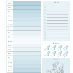 Alice in Wonderland Planner Printable - Monthly Schedule, Daily ...