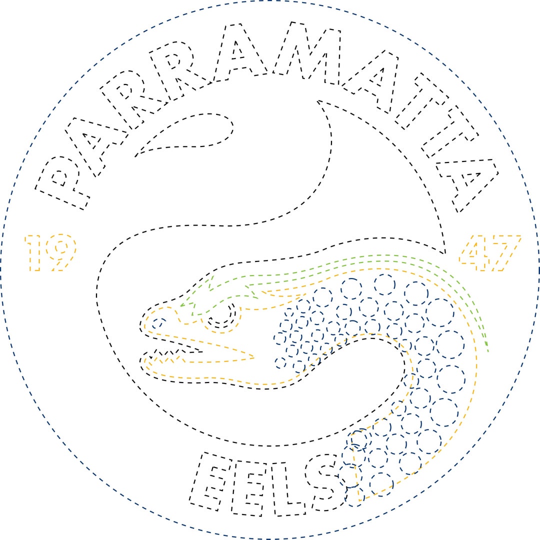 Parramatta Eels NRL Logo SVG Vector Lightburn Digital Download - Etsy ...