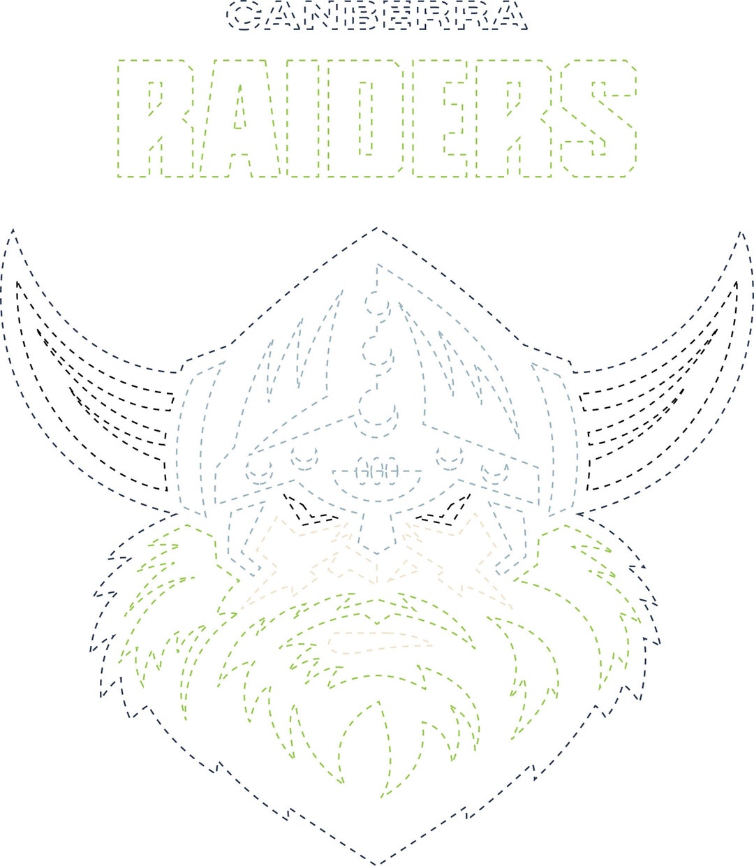 Canberra Raiders NRL Logo SVG Vector Lightburn Digital - Etsy