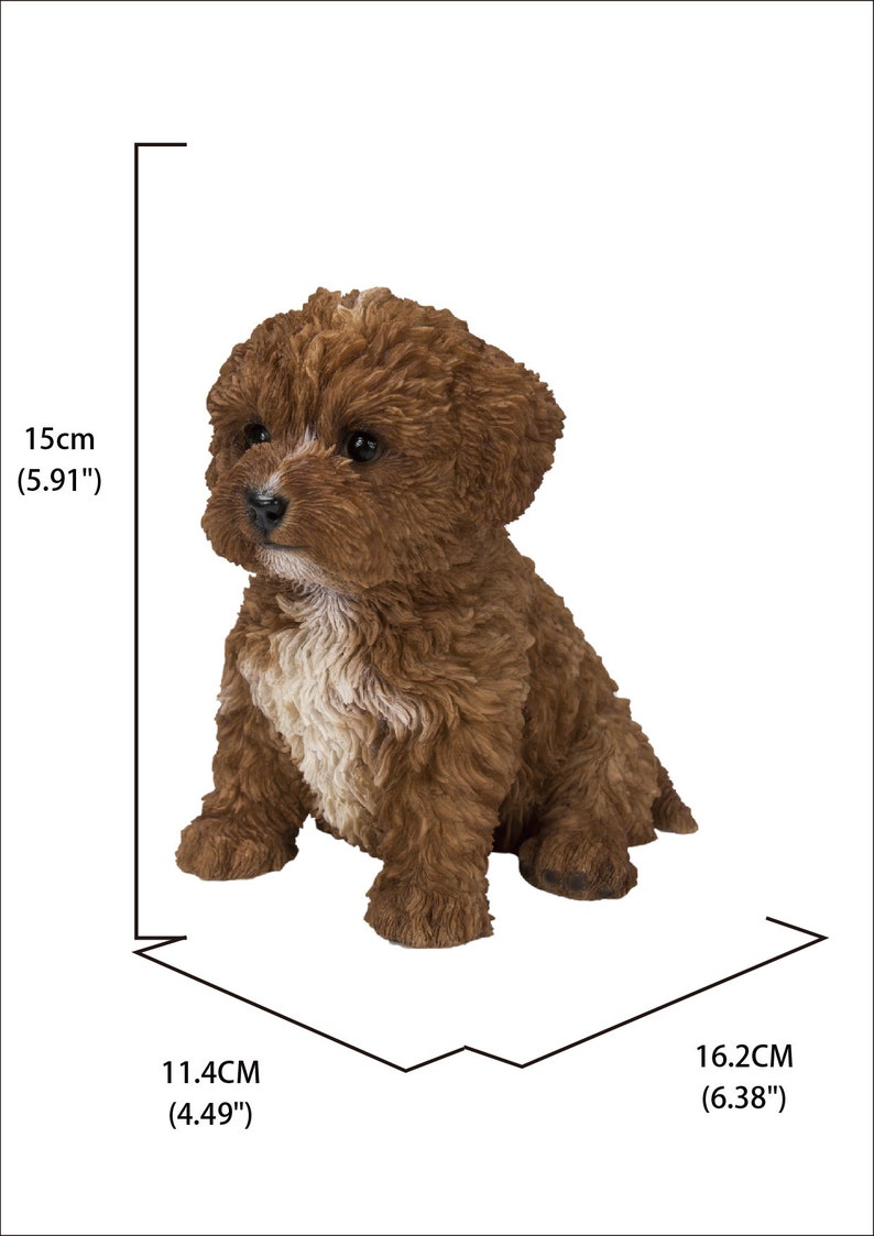 Handcrafted Baby Cavapoo Statue Outdoor Statue Decoration - Etsy