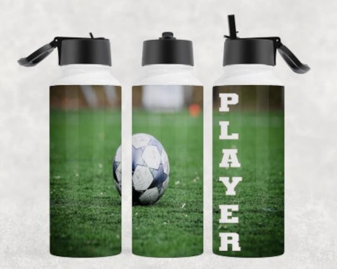 40oz Personalized Sublimation Soccer Water Bottle, Soccer Water Bottle ...