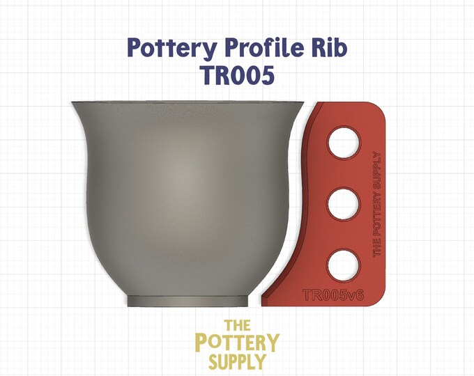 Profile Rib for Mugs and Cups, Pottery Throwing Rib, Ceramic Shaping ...