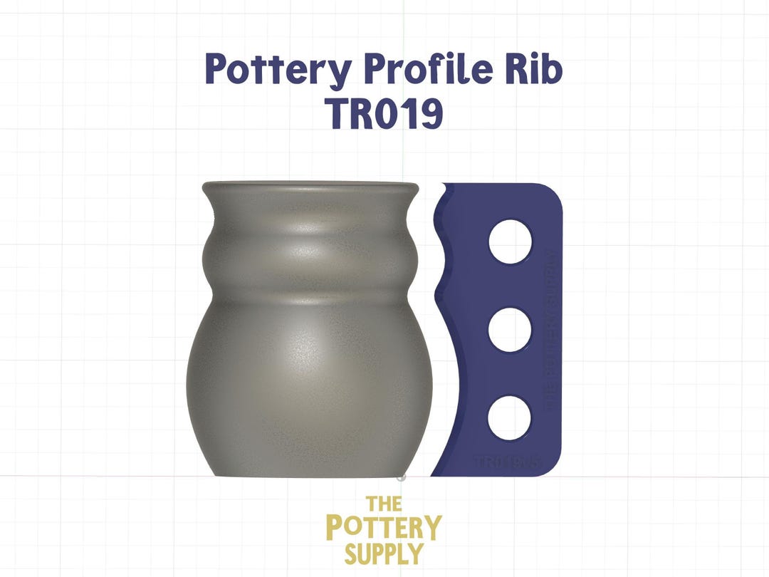 Profile Rib for Mugs and Cups, Pottery Throwing Rib, Ceramic Shaping ...