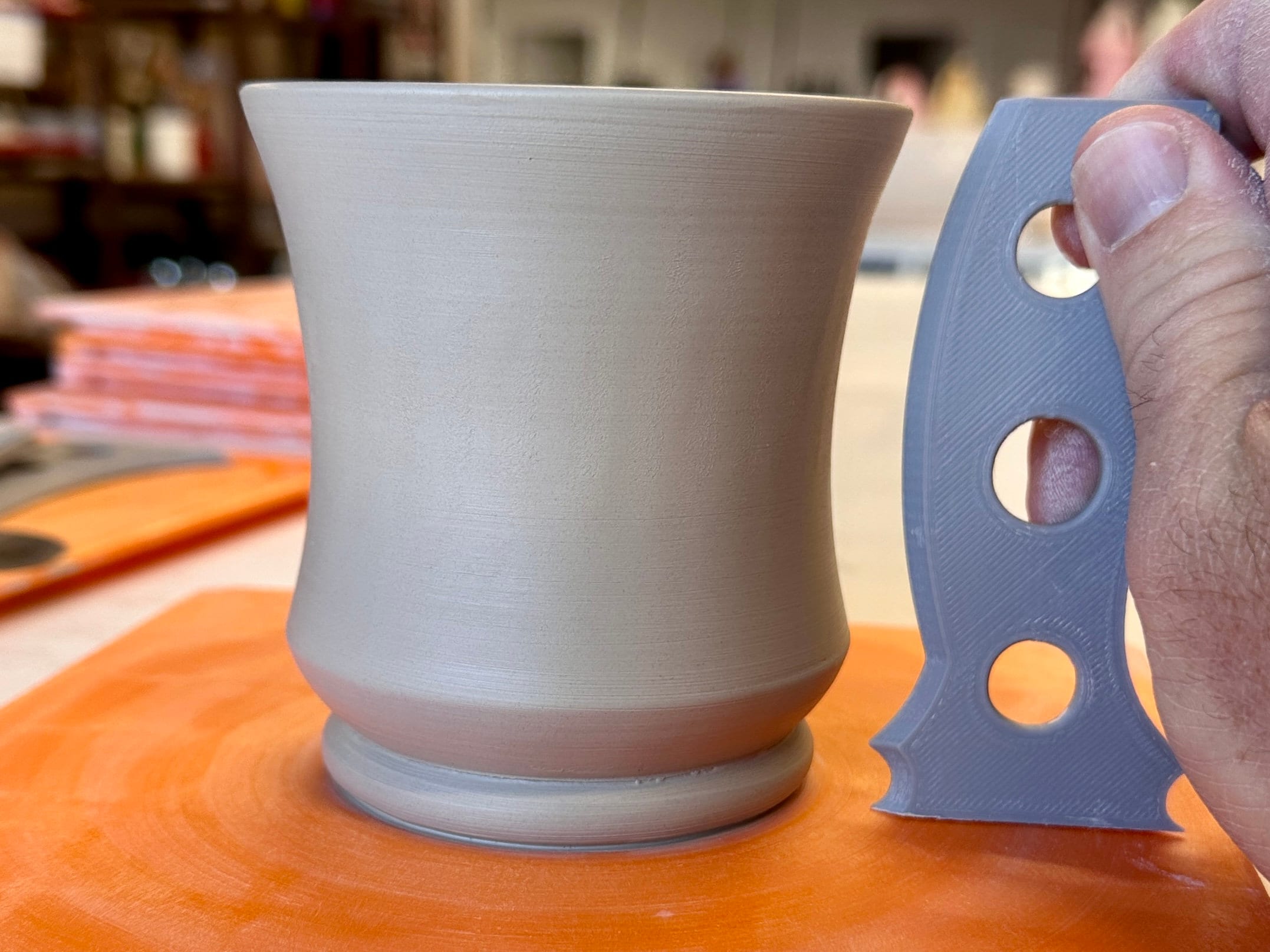 Profile Rib for Mugs and Cups, Pottery Throwing Rib, Ceramic Shaping ...