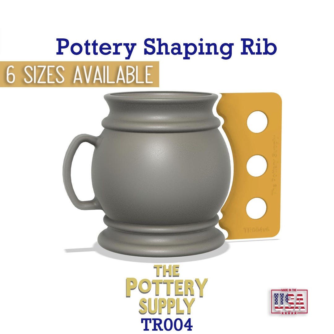 Profile Rib for Mugs and Cups, Pottery Throwing Rib, Ceramic Shaping ...