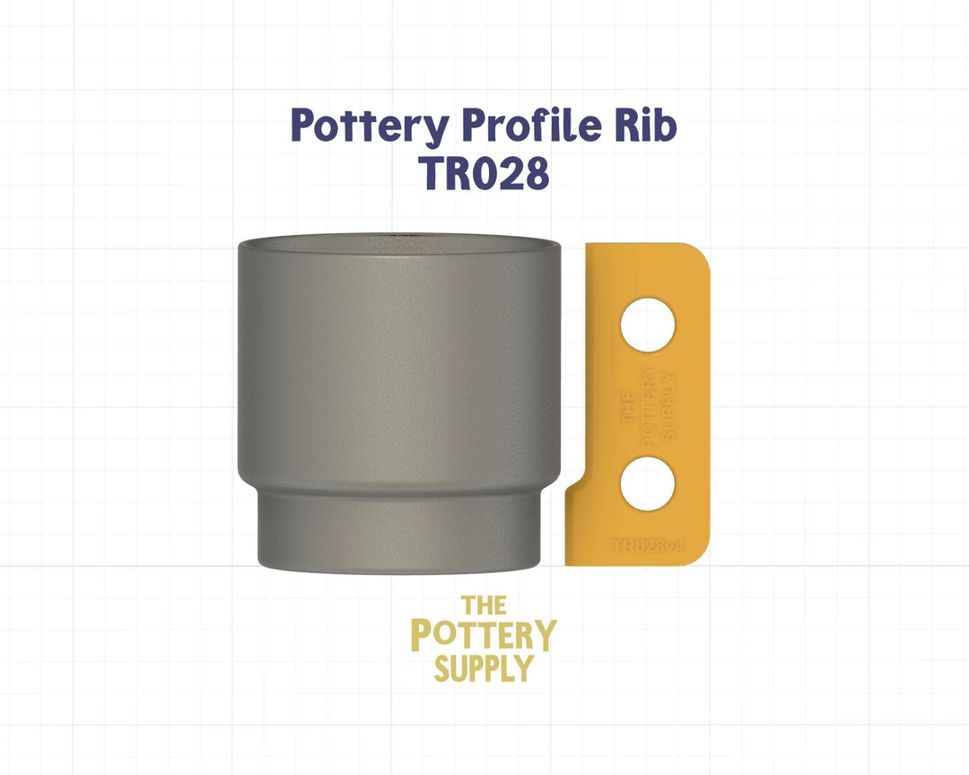 Profile Rib for Mugs and Cups, Pottery Throwing Rib, Ceramic Shaping ...