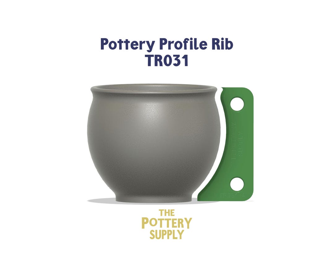 Profile Rib for Mugs and Cups, Pottery Throwing Rib, Ceramic Shaping ...