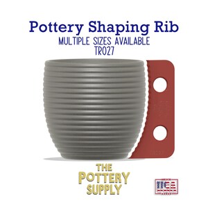 Profile Rib for Mugs and Cups, Pottery Throwing Rib, Ceramic Shaping ...