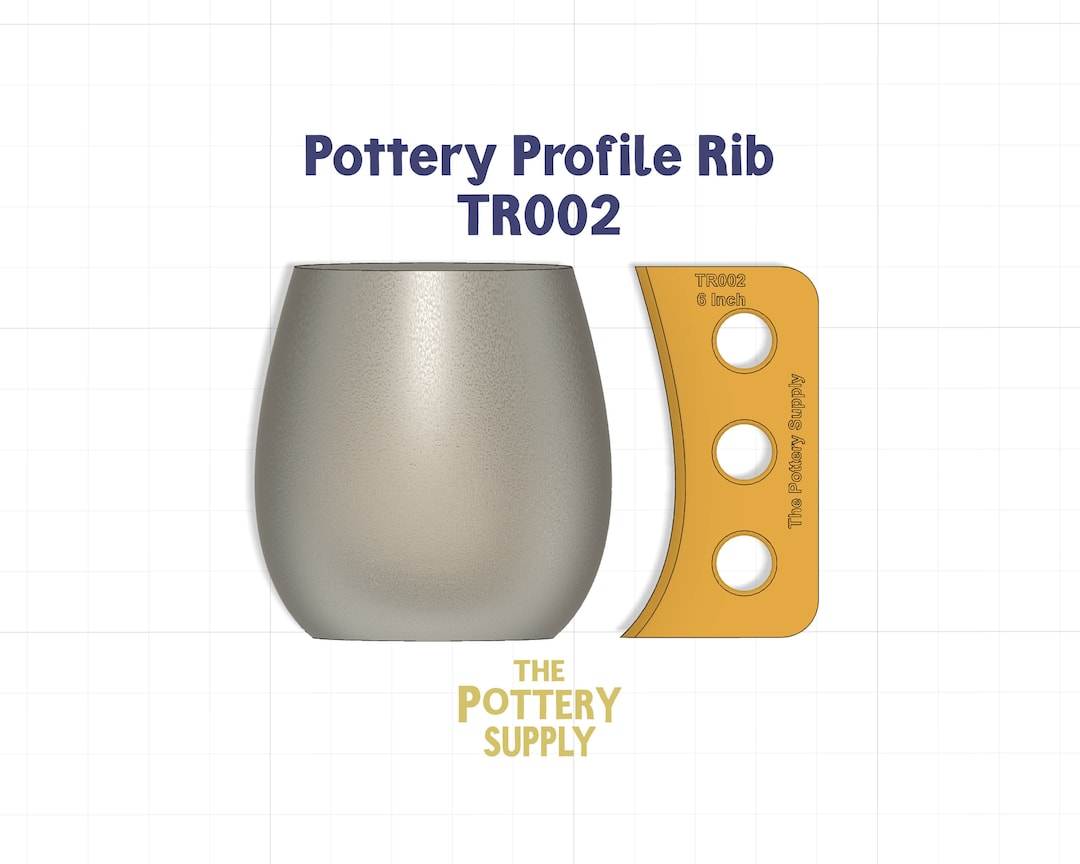 Profile Rib for Mugs and Cups, Pottery Throwing Rib, Ceramic Shaping ...