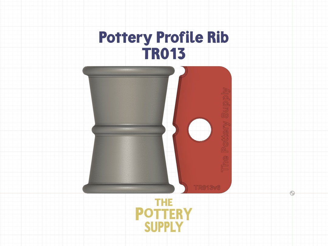 Pottery Throwing Tools, Profile Rib (multiple Sizes) for Mugs, Cups ...