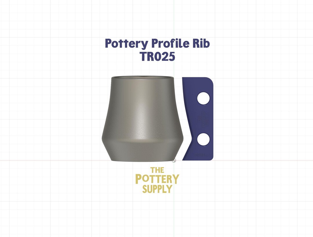 Profile Rib for Mugs and Cups, Pottery Throwing Rib, Ceramic Shaping ...