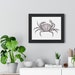 Pointillism Crab Print - Etsy