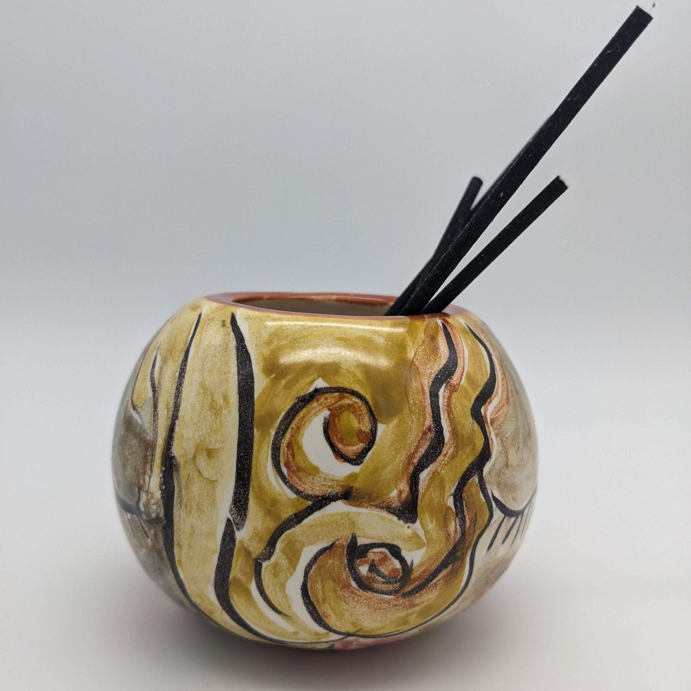 Hand Painted Ceramic Fragrance Diffuser - Etsy