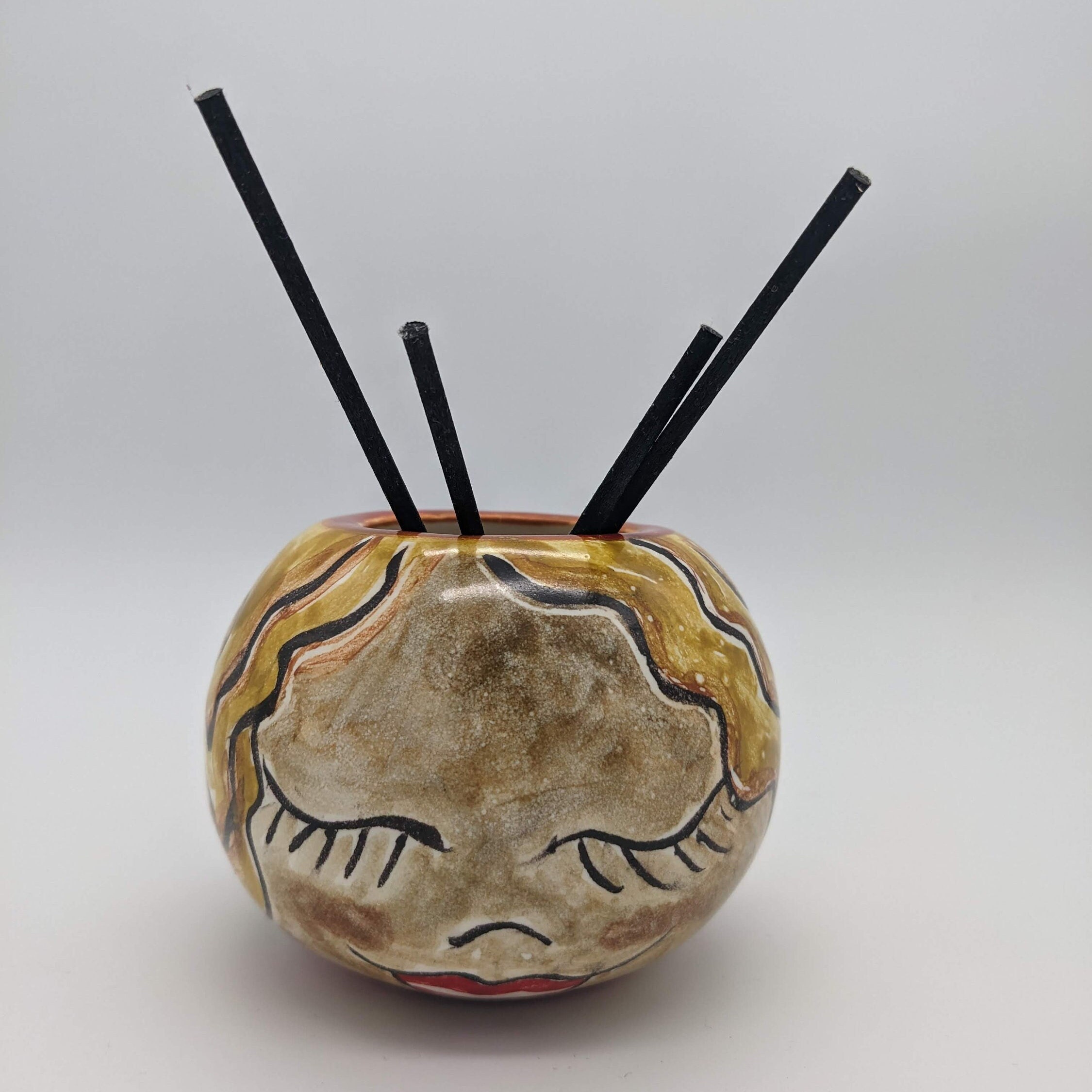 Hand Painted Ceramic Fragrance Diffuser - Etsy