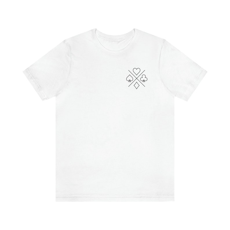 Unisex Cards T-shirt ,poker Ace Shirt, Ace of Spades, Playing Cards ...