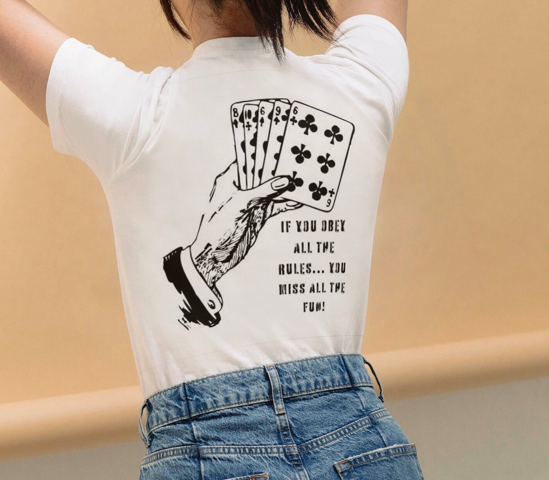 Unisex Cards T-shirt ,poker Ace Shirt, Ace of Spades, Playing Cards ...