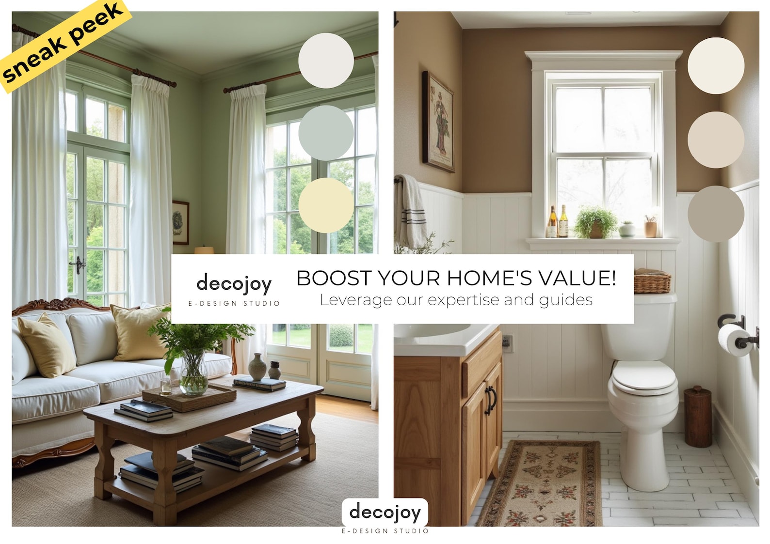 FRENCH COUNTRY Sherwin Williams Paint Palette | Cottage Whole House ...