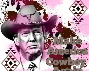 Western TRUMP PNG FILE - Etsy