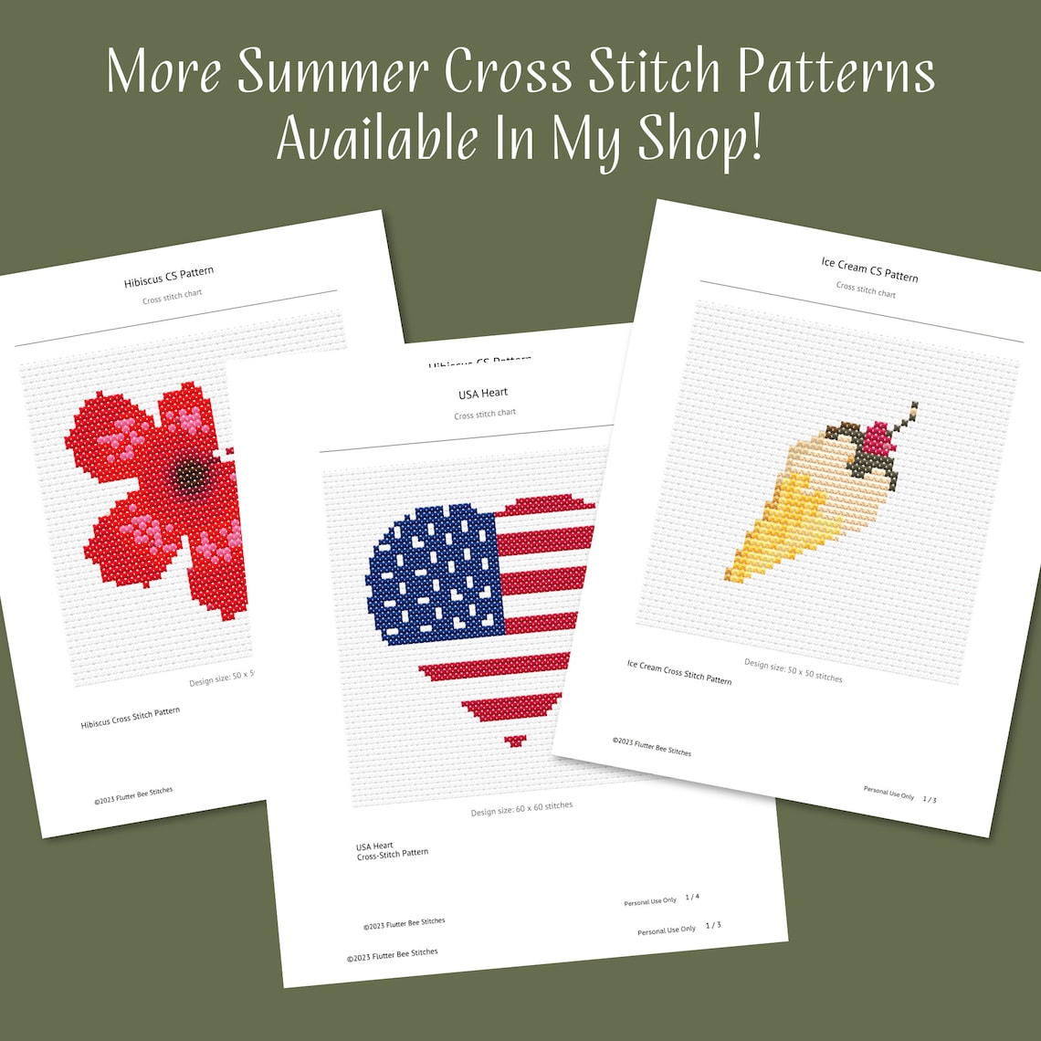 Watermelon Cross Stitch Pattern Digital Download Summer Cross Stitch ...