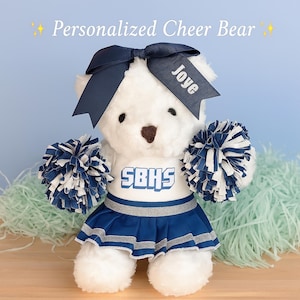 Personalized Cheerleader Bear Plush: Custom Cheer Gift for Girls - Etsy