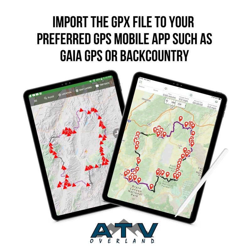 2021 Great Western Trail GPX Waypoint Guide - Etsy