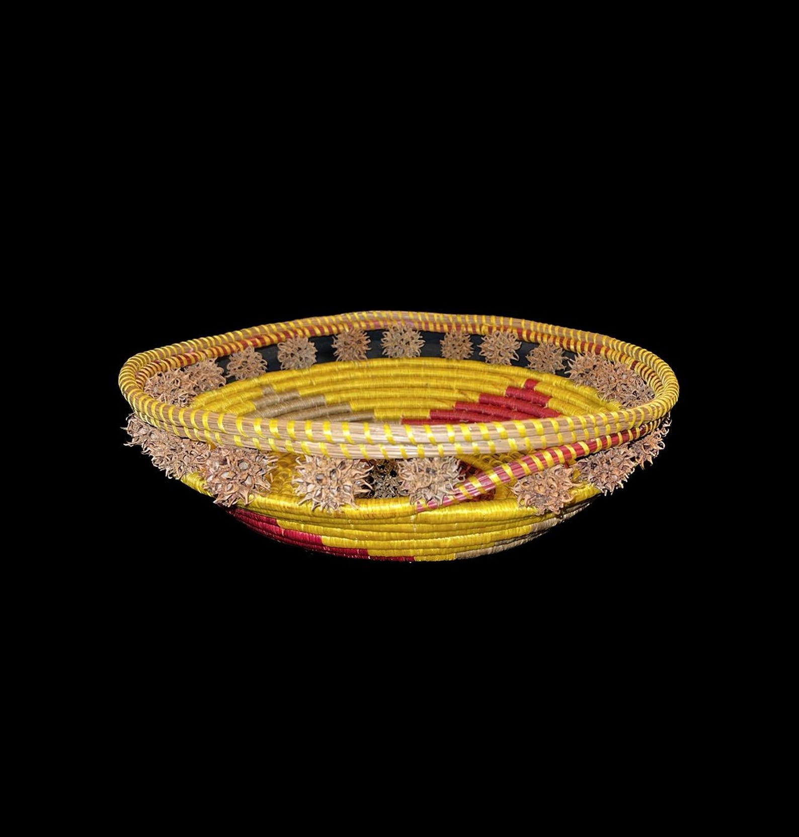 Sweet Gum Tree Ball Pine Needle Basket (#213) - Etsy
