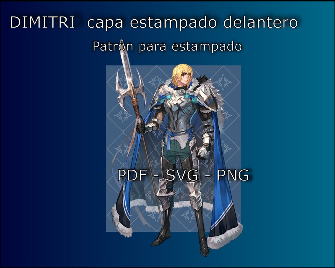 Dimitri Fire Emblem Heroes - Three Houses Front Print Cape - Etsy